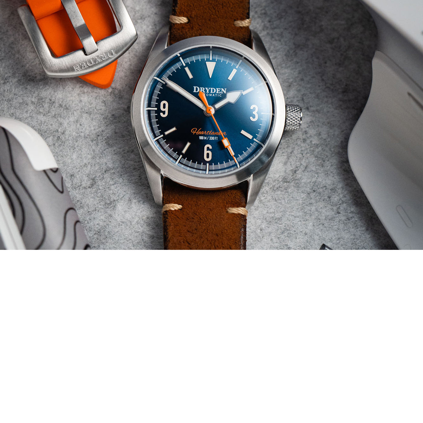 Dryden Heartlander Automatic Field Watch – Dryden Watch Co