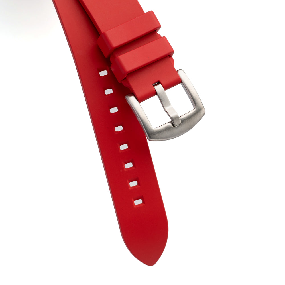20mm 22mm Quick Release FKM Rubber Curved Dive Watch Strap – Dryden ...