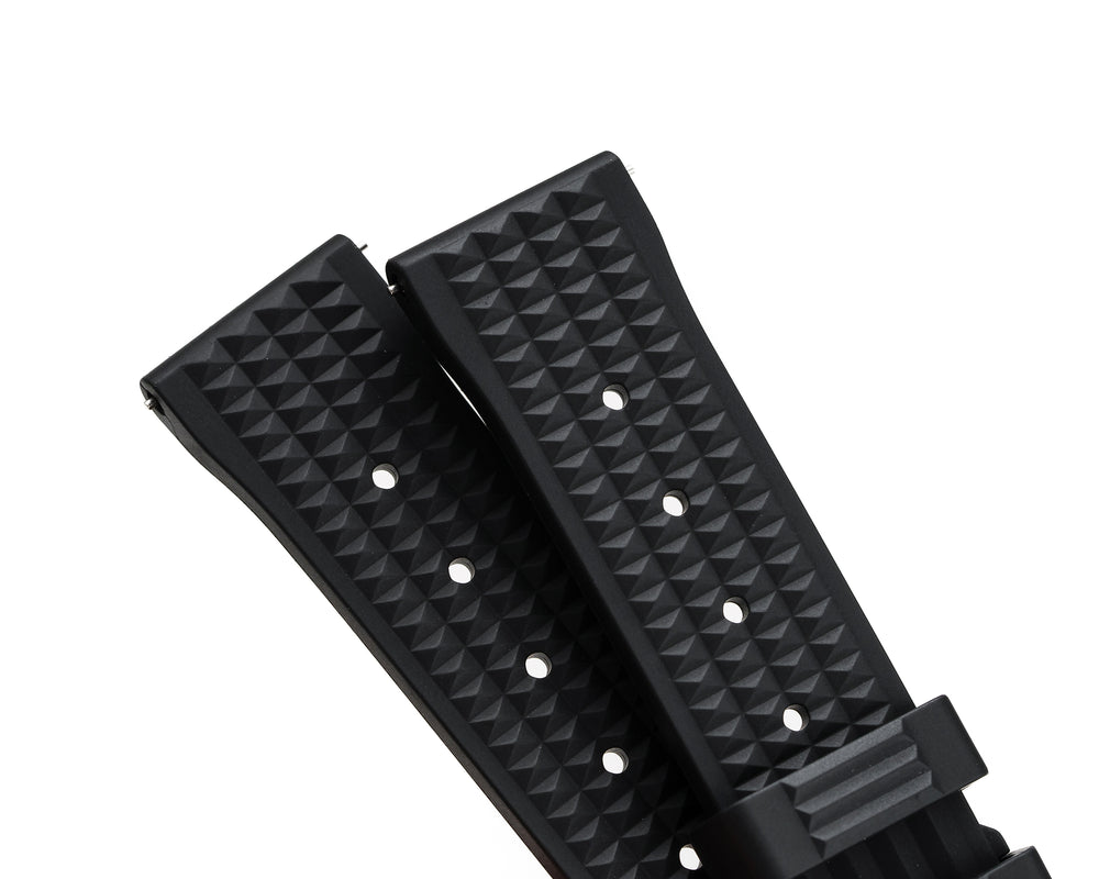 20mm 22mm Quick Release Waffle Style FKM Rubber Watch Strap – Dryden ...
