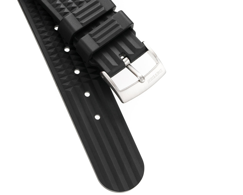 20mm 22mm Quick Release Waffle Style FKM Rubber Watch Strap – Dryden ...