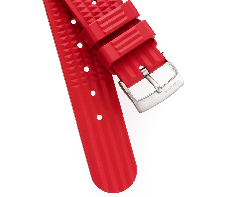 20mm 22mm Quick Release Waffle Style FKM Rubber Watch Strap – Dryden ...