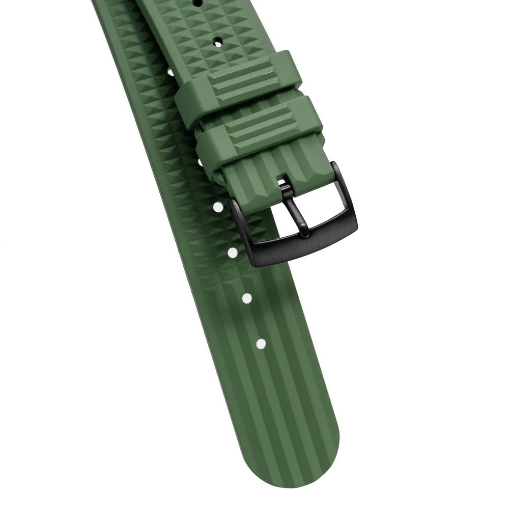 20mm 22mm Quick Release Waffle Style FKM Rubber Watch Strap – Dryden ...